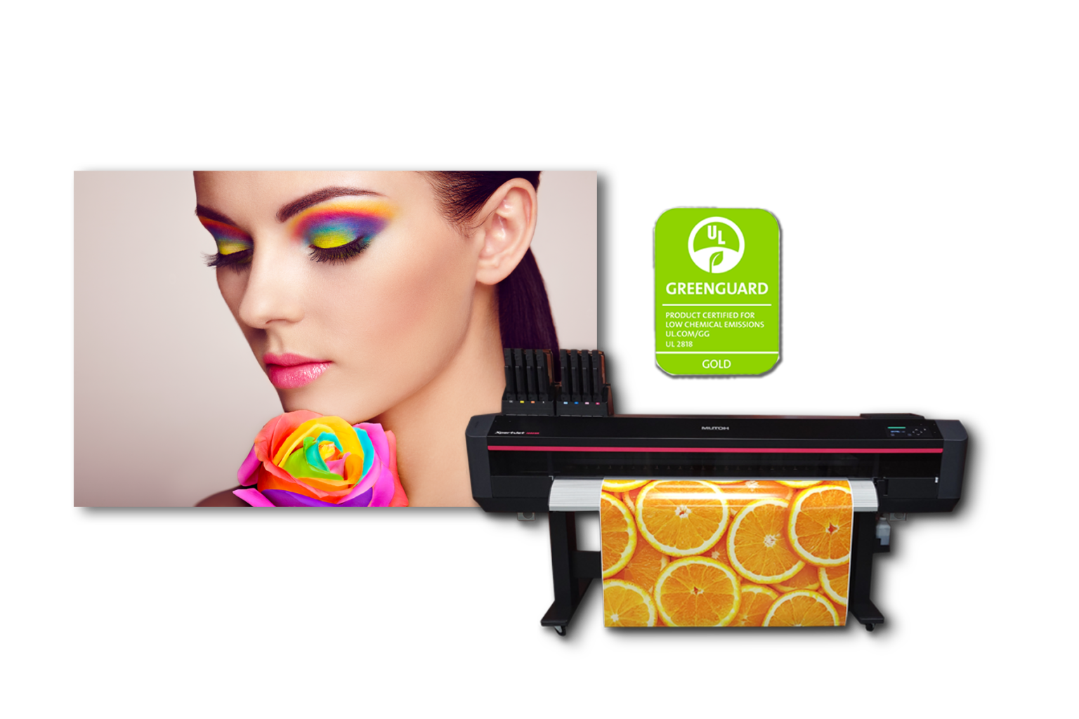 MUTOH Releases New Vibrant Orange MS41 Eco-Solvent Ink - Mutoh