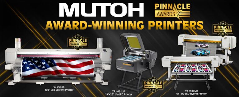 MUTOH America Wins 3 Categories: Printing United Pinnacle Product of the Year Awards 2025 - Mutoh